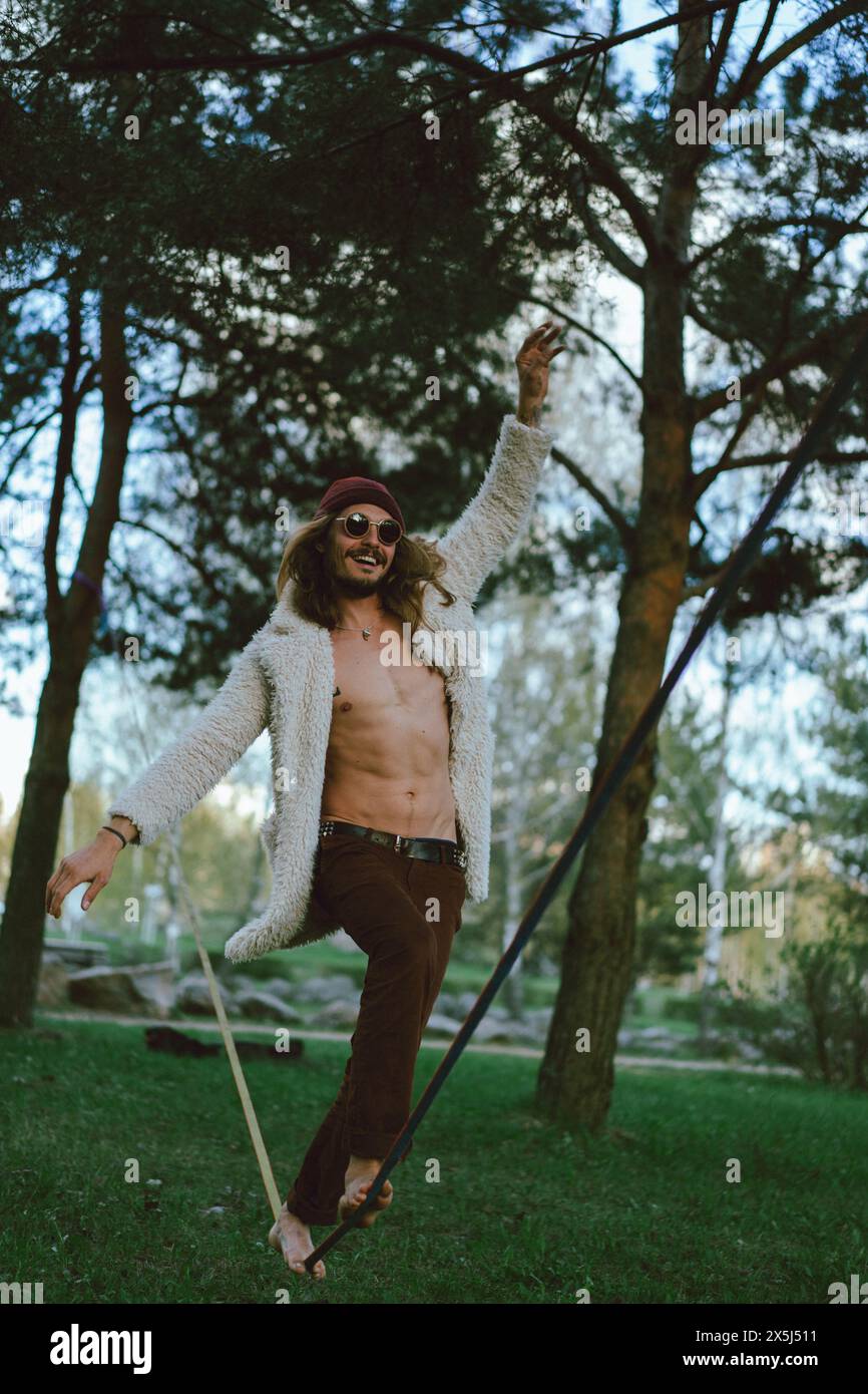 Slackline germany hi-res stock photography and images - Alamy