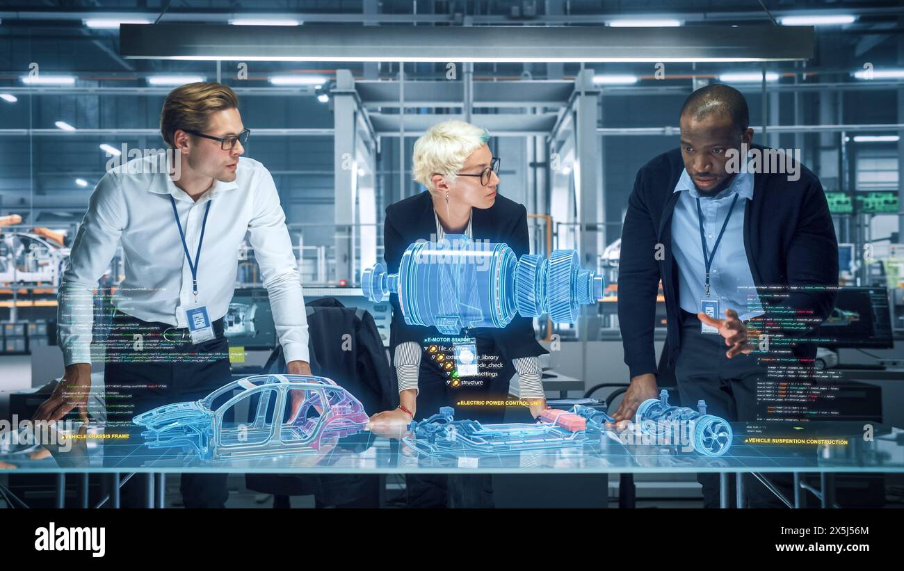 Green Energy Car Design: Diverse Team of Automotive Enginers Using ...