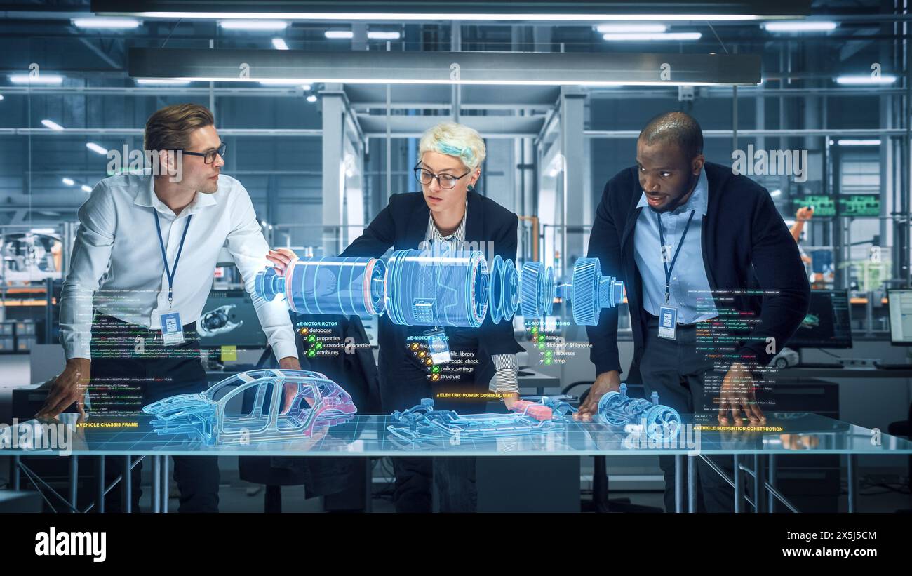 Green Energy Car Design: Diverse Team of Automotive Enginers Using ...