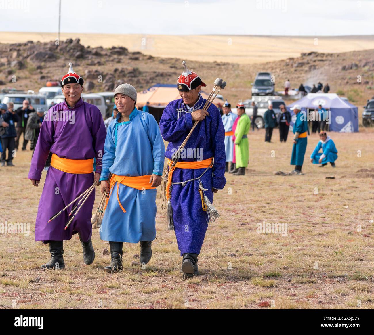 Asia, Mongolia, Bayan-Olgii Province. Altai Eagle Festival, three ...
