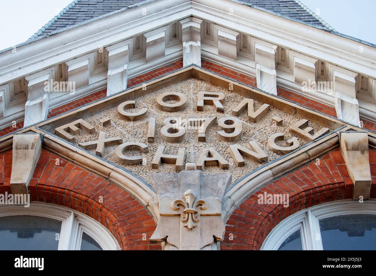 The exterior of Lincoln Corn Exchange built in 1879. The 'Cornhill ...