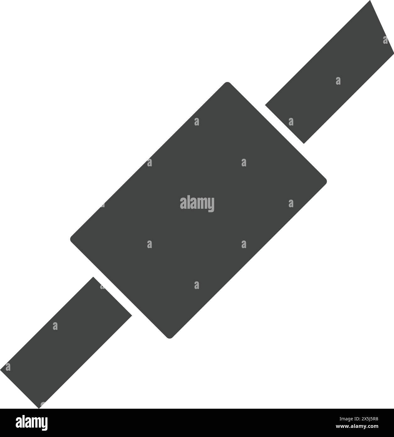 Exhaust Pipe icon vector image. Suitable for mobile application web application and print media ...