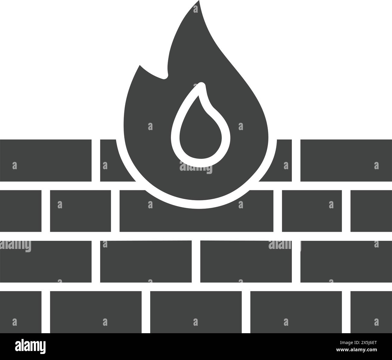 Firewall icon vector image. Suitable for mobile application web ...