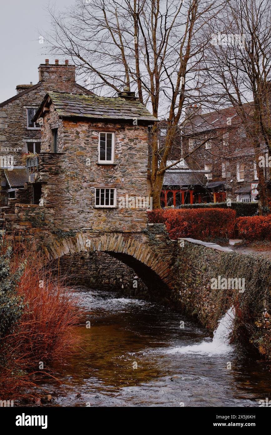 Lake District bridge Ambleside england Stock Photo - Alamy