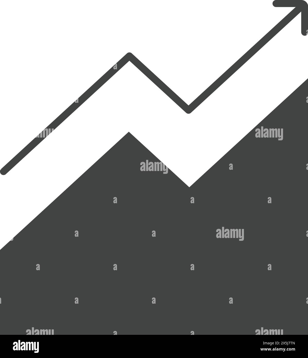 Increase icon vector image Stock Vector Image & Art - Alamy