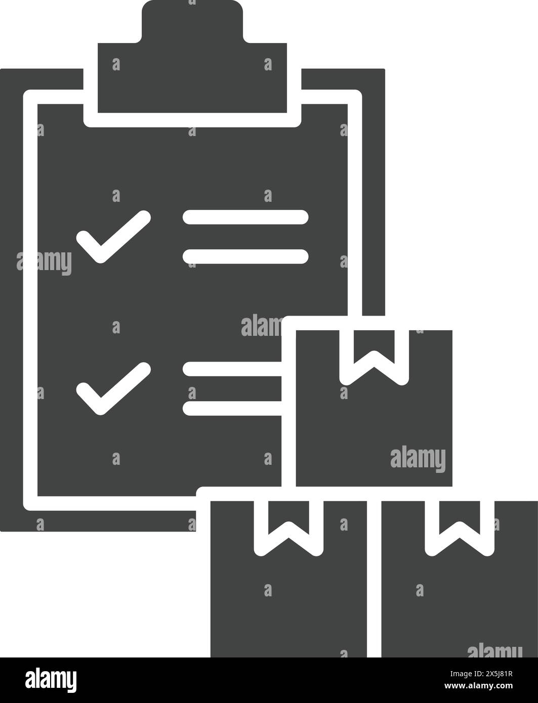 Inventory icon vector image Stock Vector Image & Art - Alamy