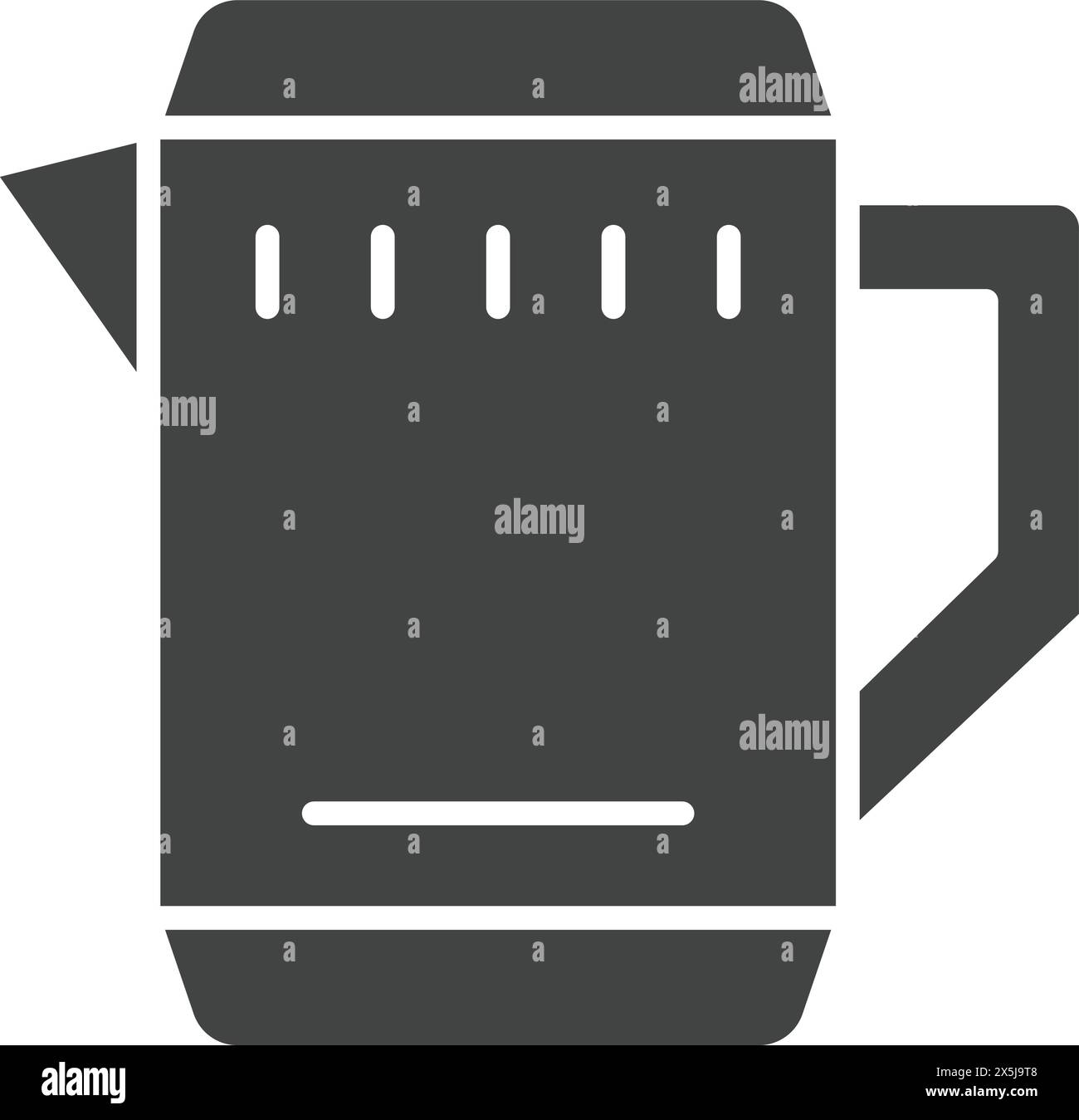 Water milk beaker Stock Vector Images - Alamy