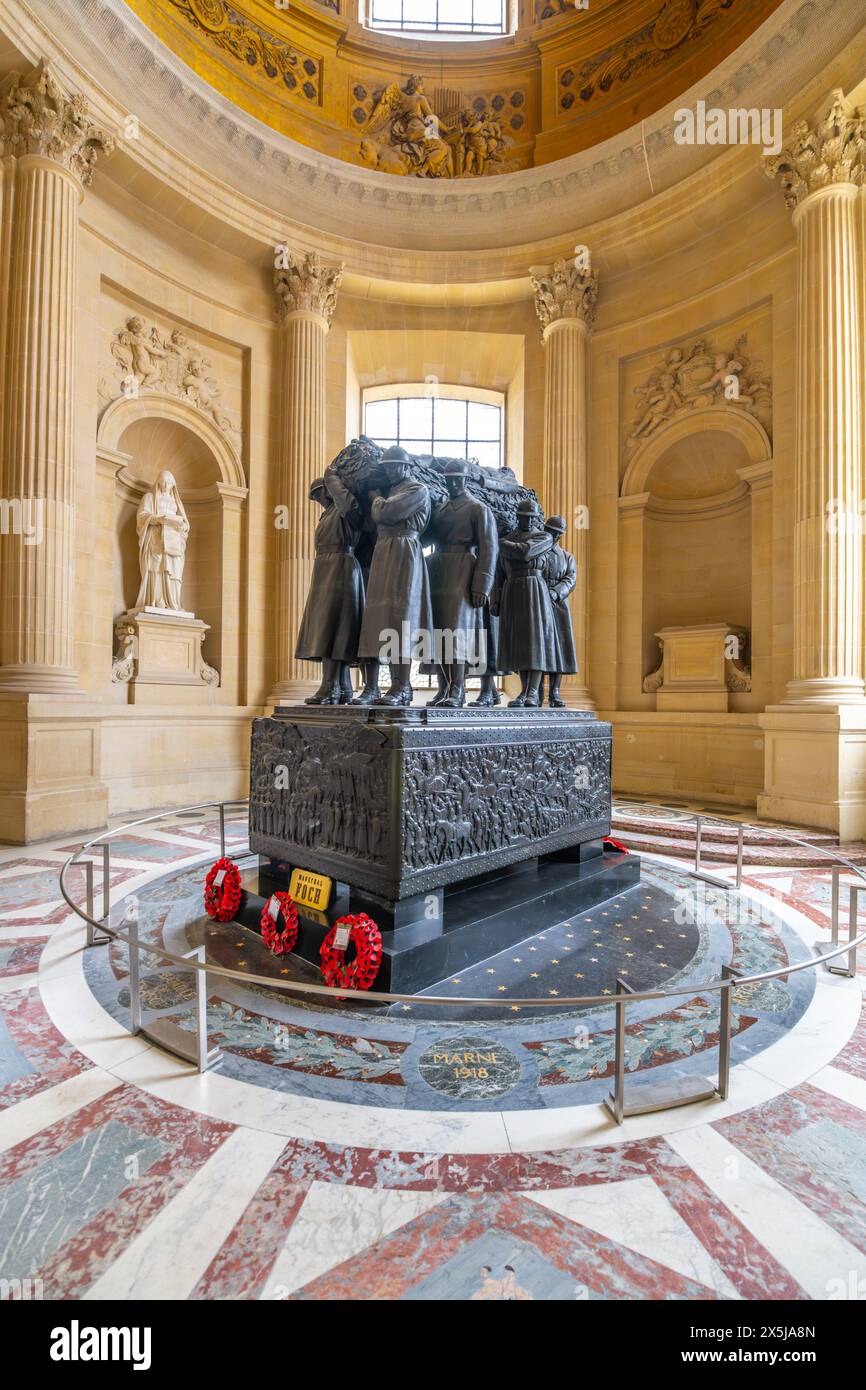 The final resting place of Marshal Foch, located inside the historic ...