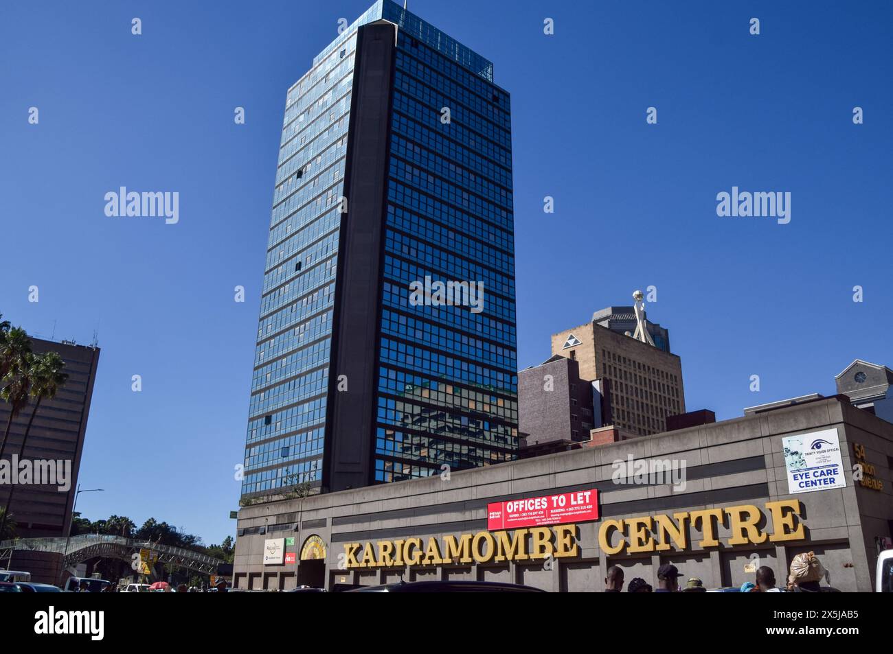 Harare, Zimbabwe, 21st April 2024: Karigamombe Centre, exterior daytime ...