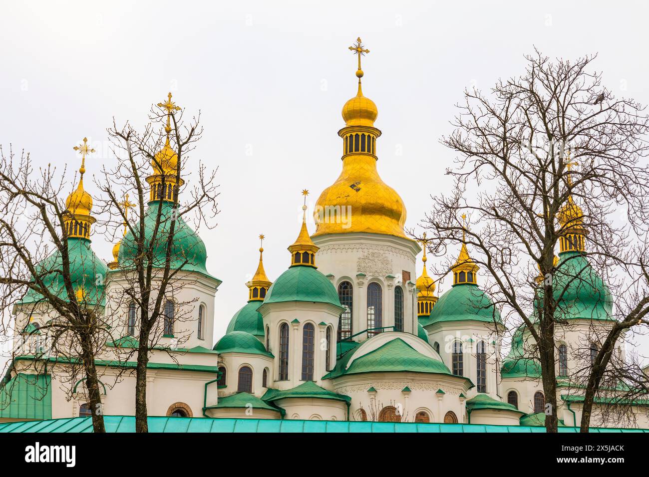 Ukraine, Kiev, Kyiv. Saint Sophia's Cathedral. A UNESCO World Heritage ...