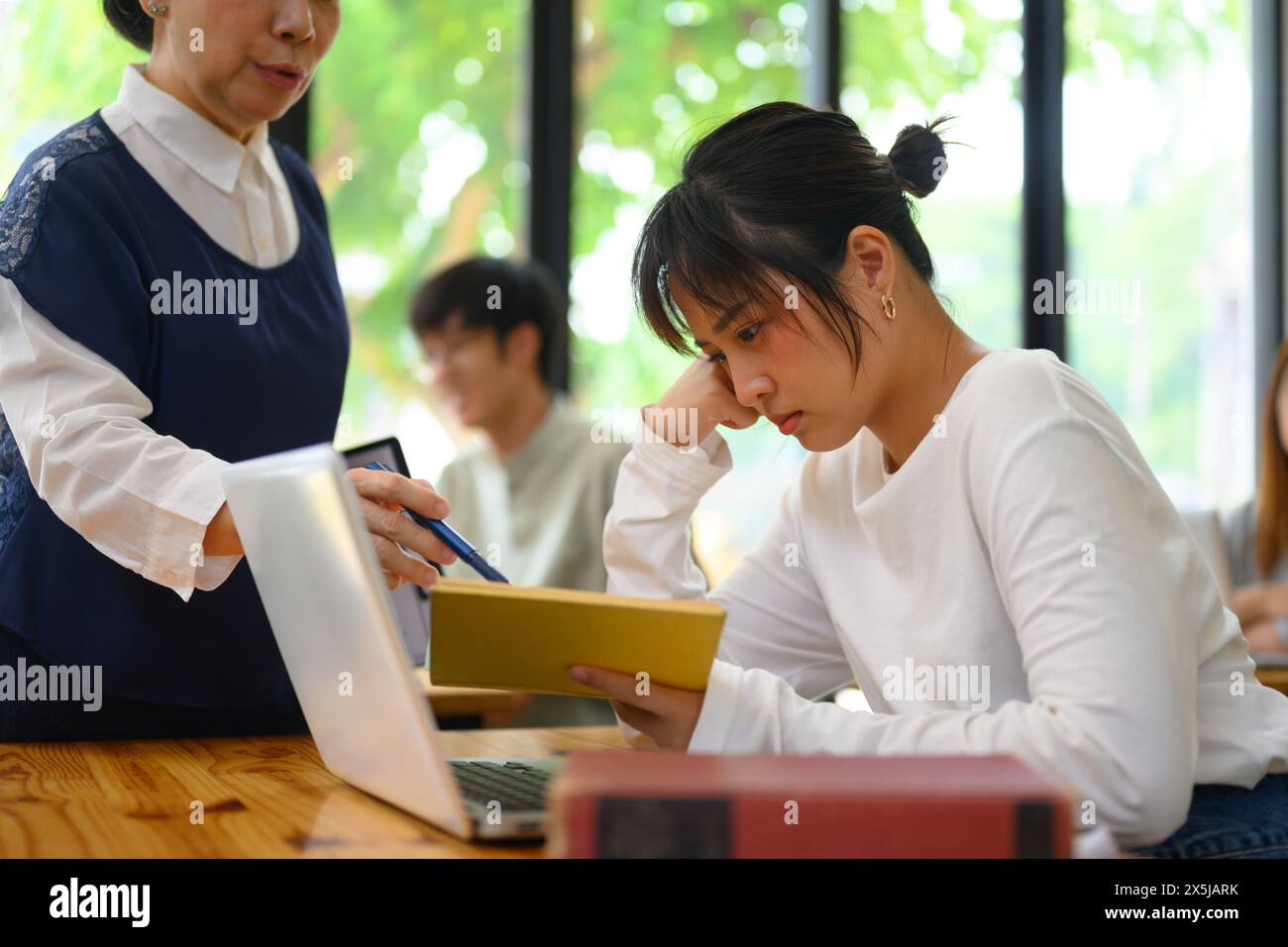 College professor angry student hi-res stock photography and images - Alamy