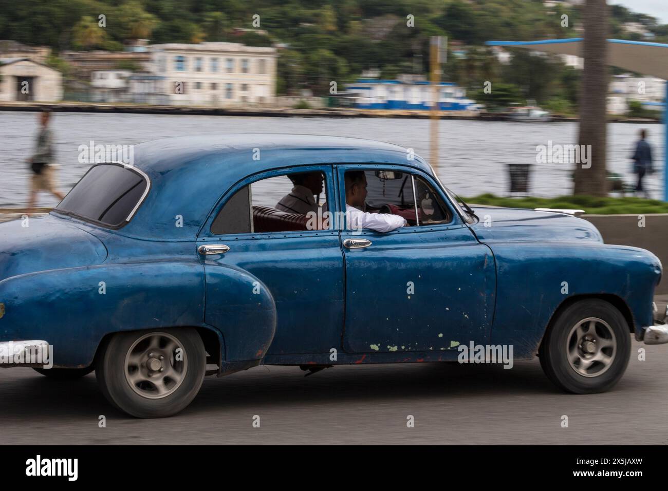 Cuba antique car taxi nostalgia hi-res stock photography and images - Alamy