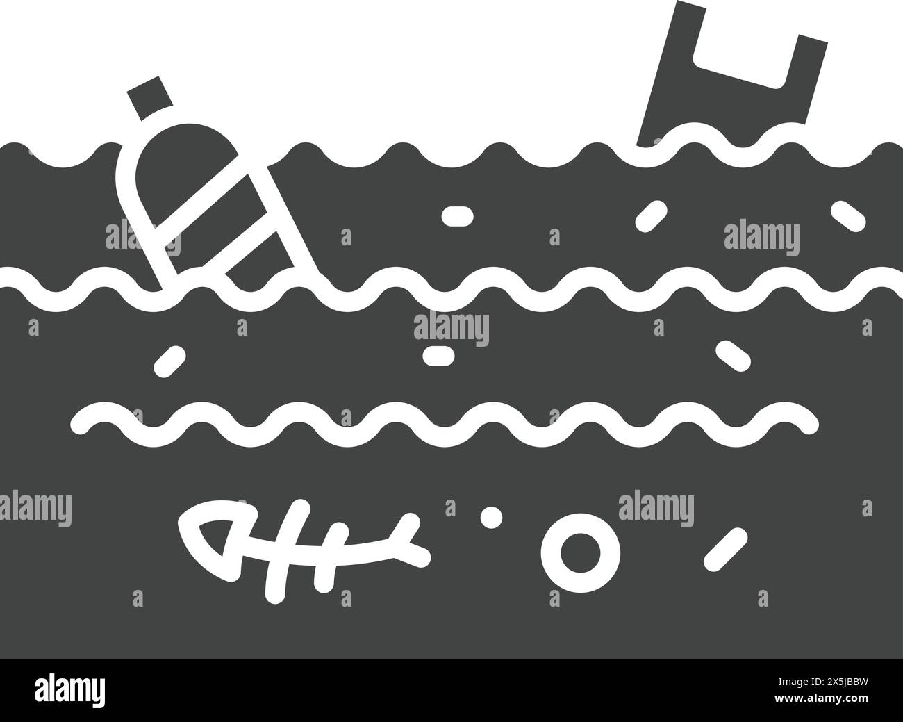 Water Pollution icon vector image Stock Vector Image & Art - Alamy