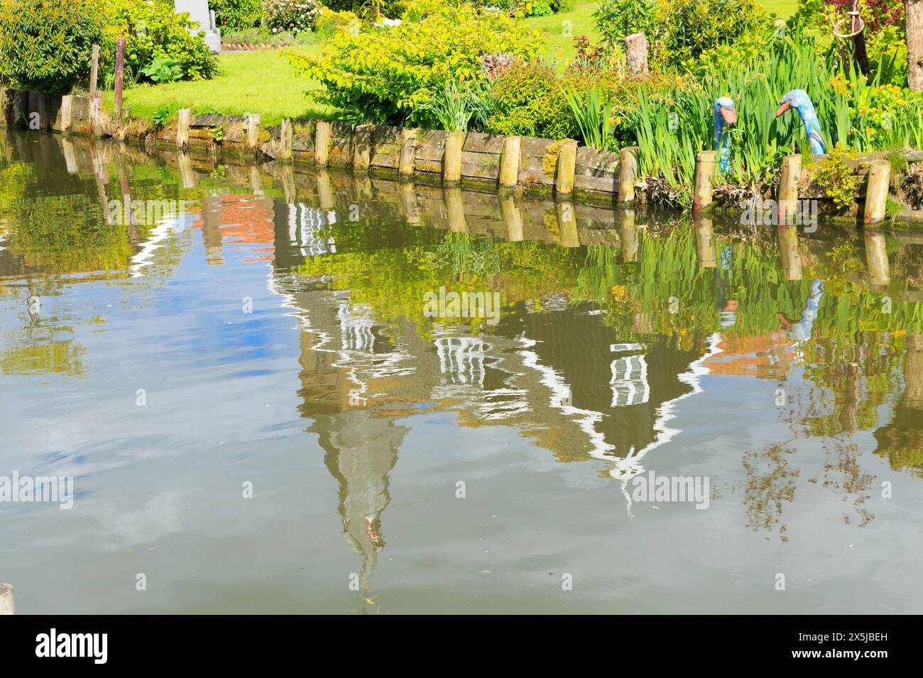 Netherlands, North Holland, Marken Volendam canal scenes Stock Photo ...