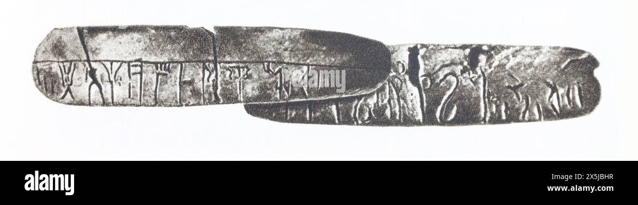 Pylos Linear B script. Photography from the mid-20th century Stock ...