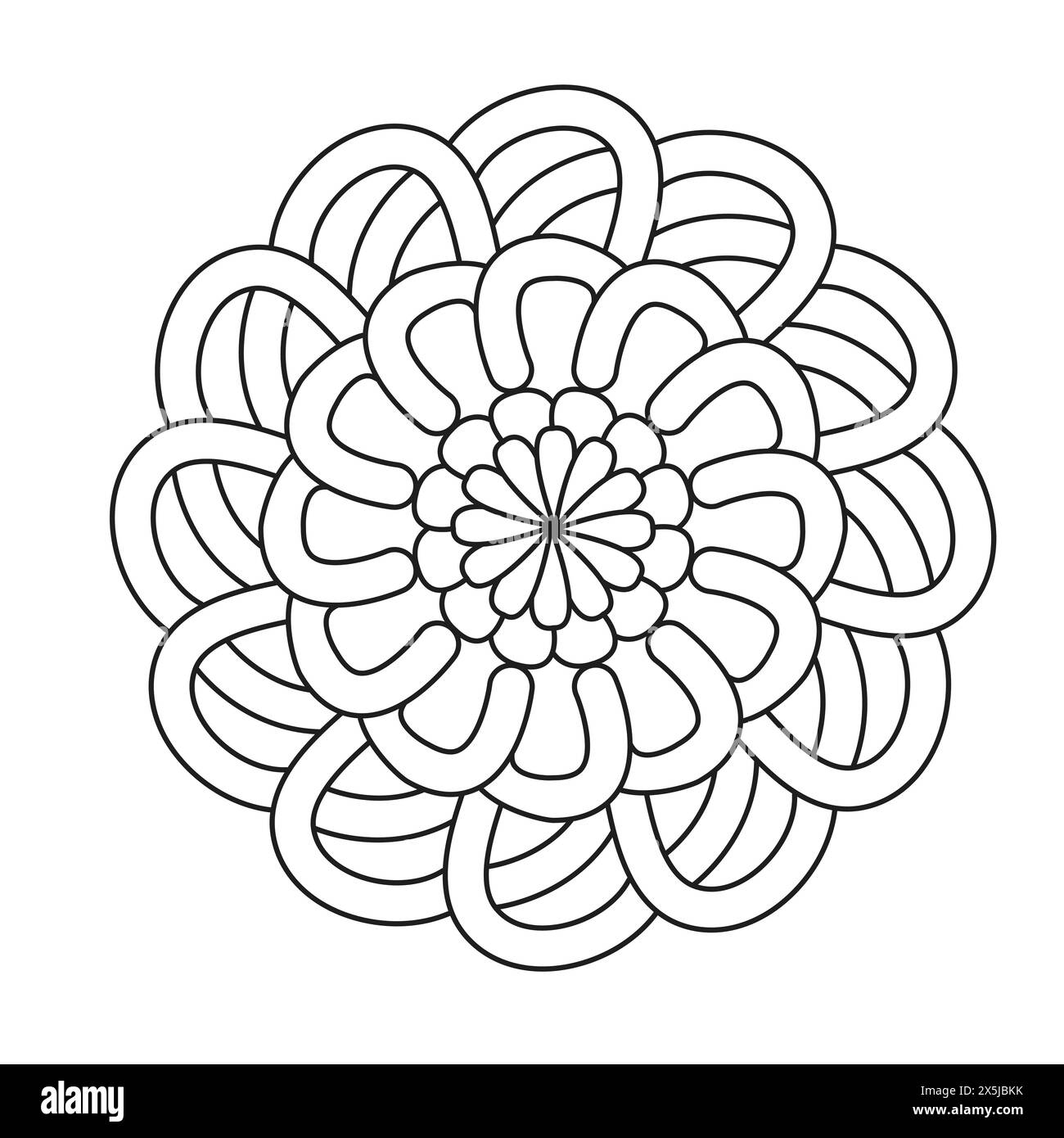 Kids labyrinth Mandala Colouring Book Page for KDP Book Interior ...