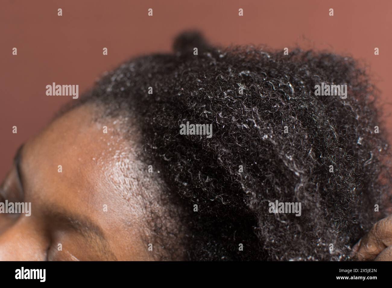 Portrait happy afro hair ethnic hi-res stock photography and images - Alamy