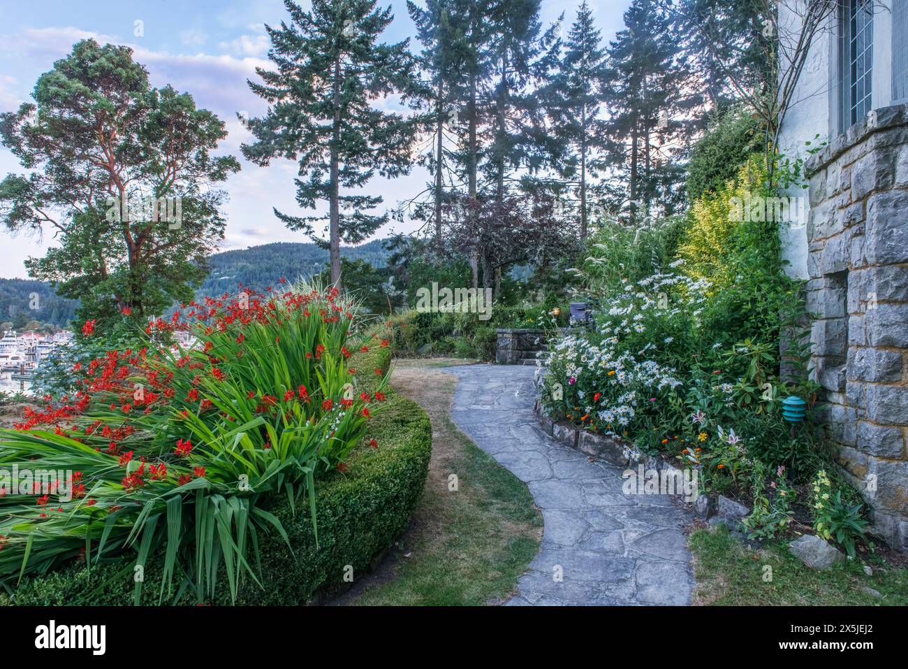 Canada, British Columbia. Salt Spring Island, Ganges, Hastings House ...