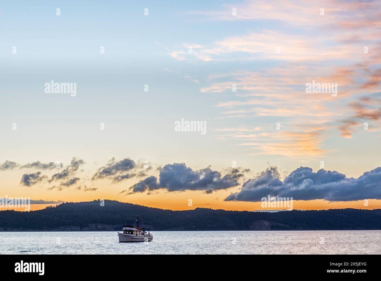 Canada, British Columbia. Salt Spring Island, Gulf Island sunrise Stock ...