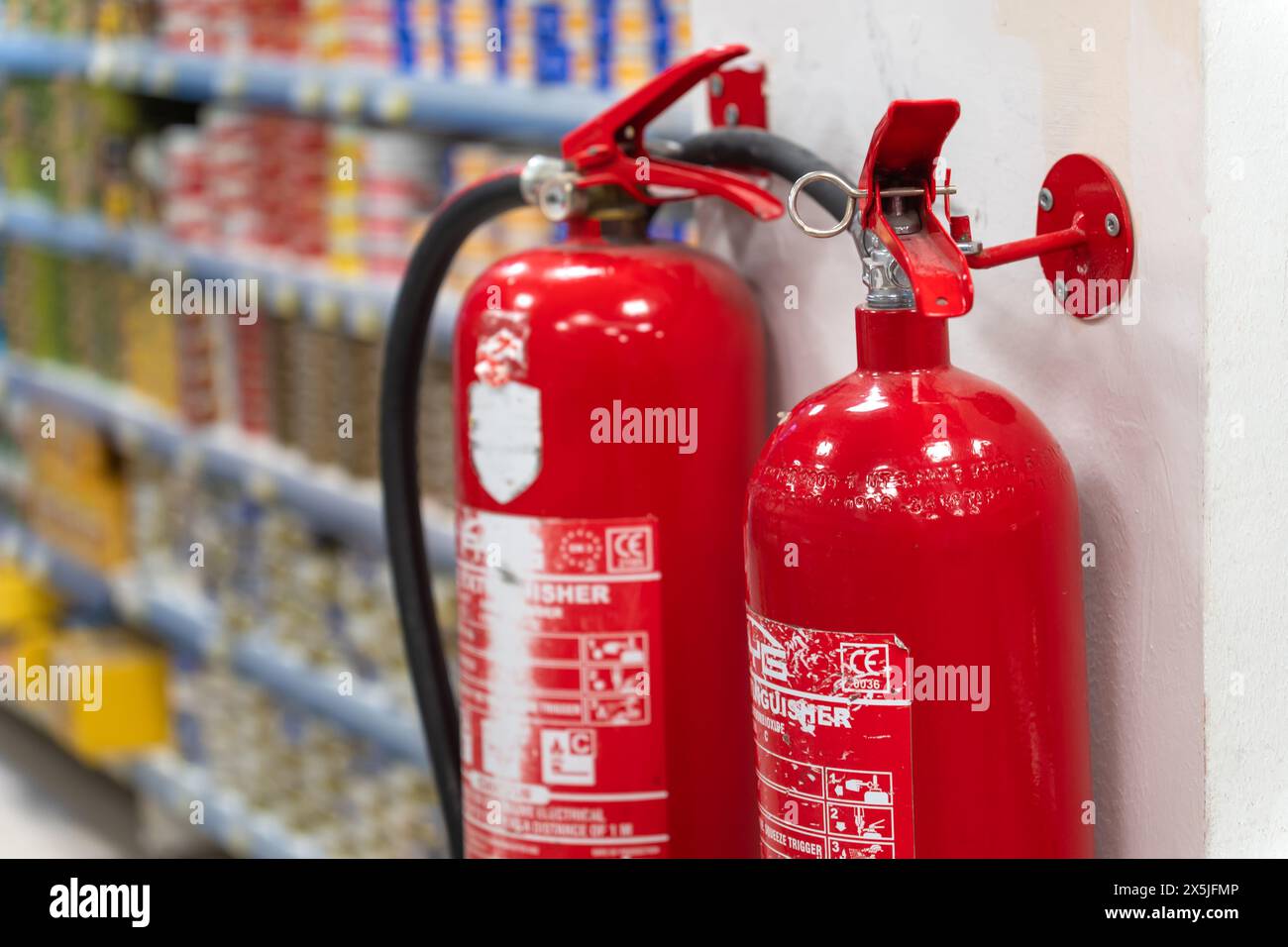 Fire close up extinguishers hi-res stock photography and images - Alamy