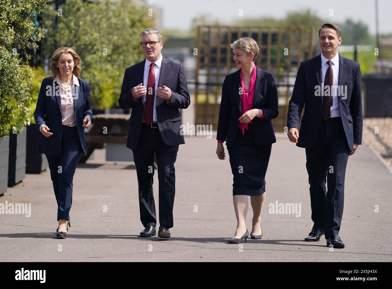 (left to right) New Labour MP Natalie Elphicke, Labour Party leader Sir ...