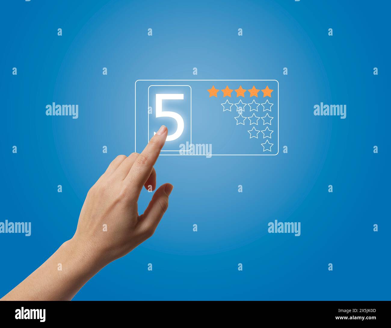 Five yellow stars customer hi-res stock photography and images - Alamy