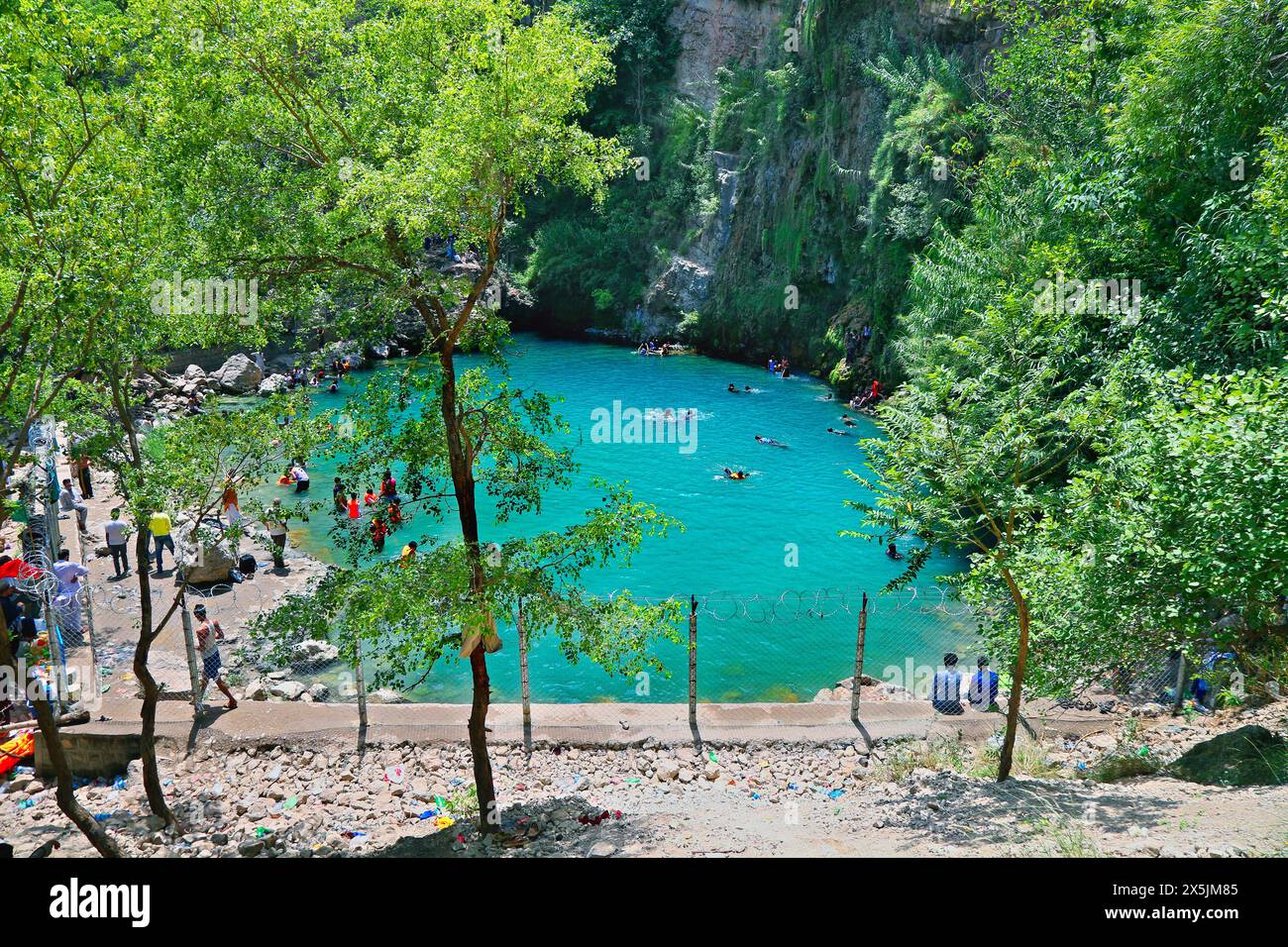 Swaik Lake, Kalar Kahar Stock Photo - Alamy