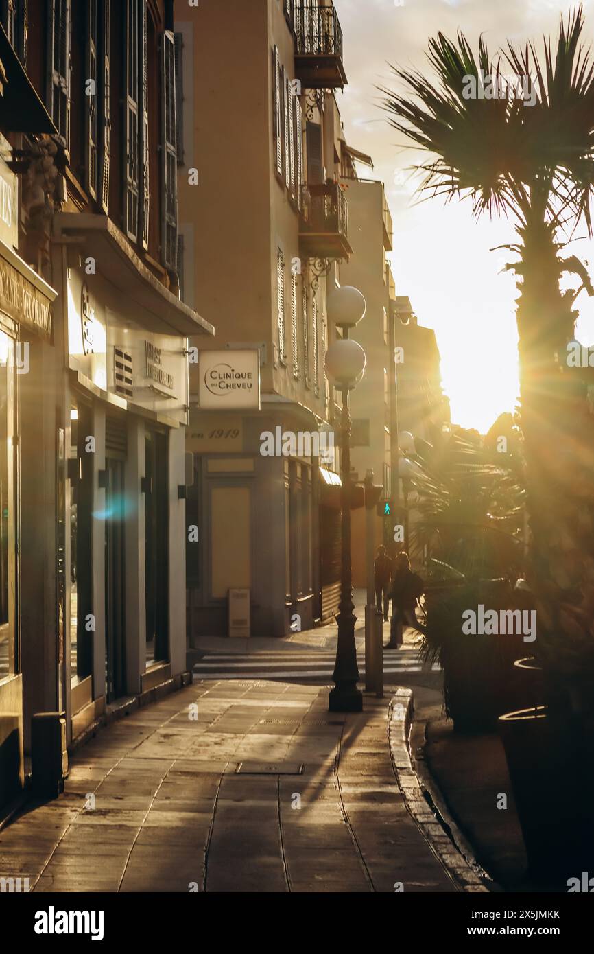 Gioffredo street hi-res stock photography and images - Alamy