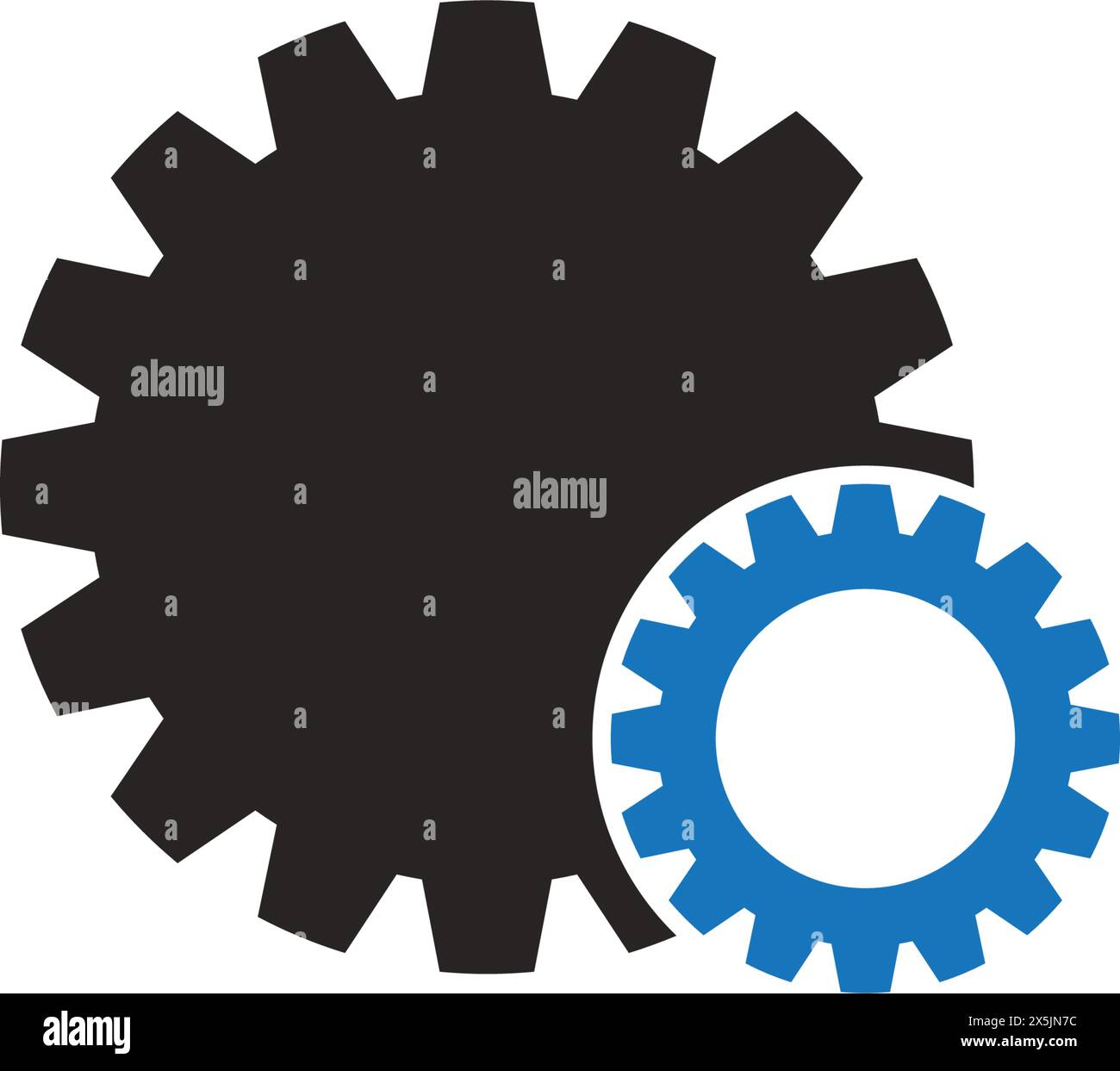 Gear icon vector illustration logo design Stock Vector Image & Art - Alamy