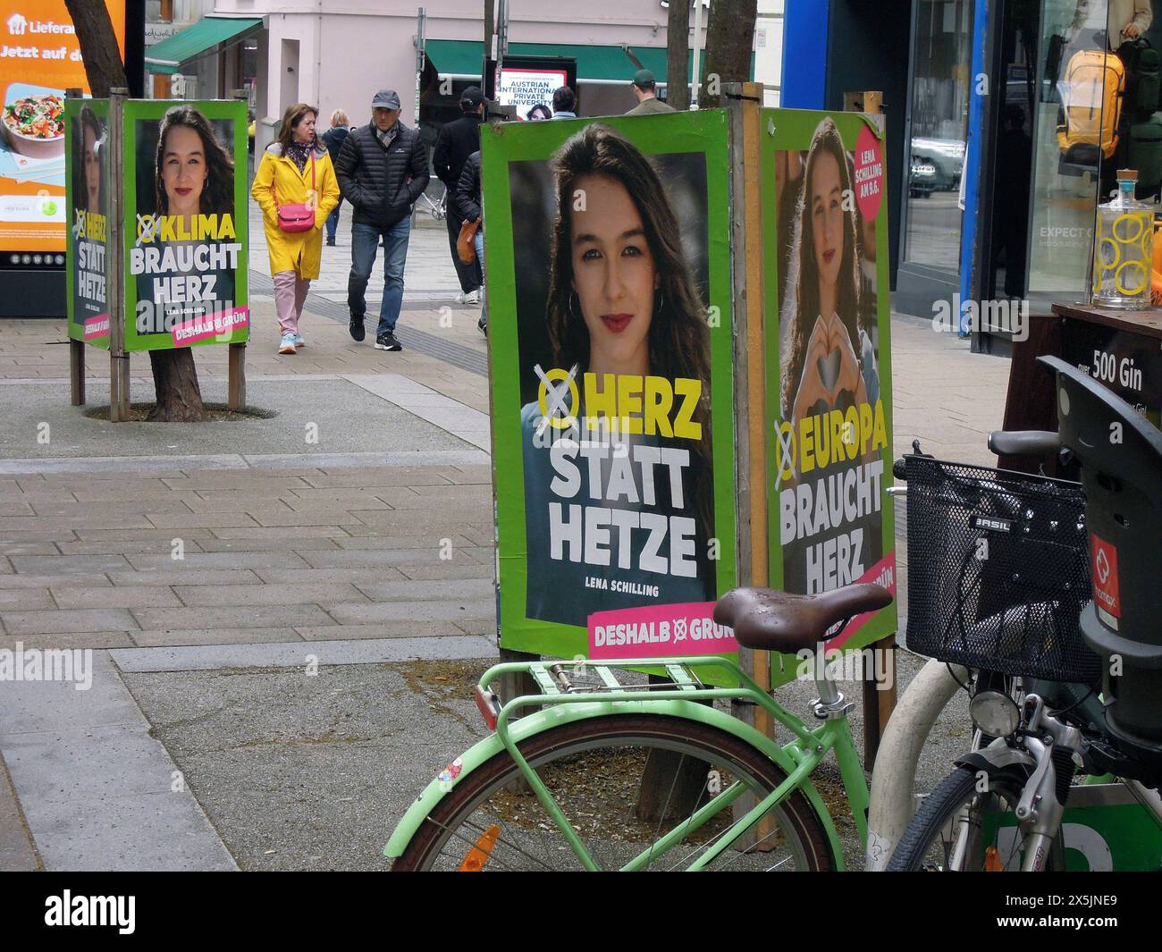Vienna, Austria. 08th May, 2024. Election campaign of Austrian ...