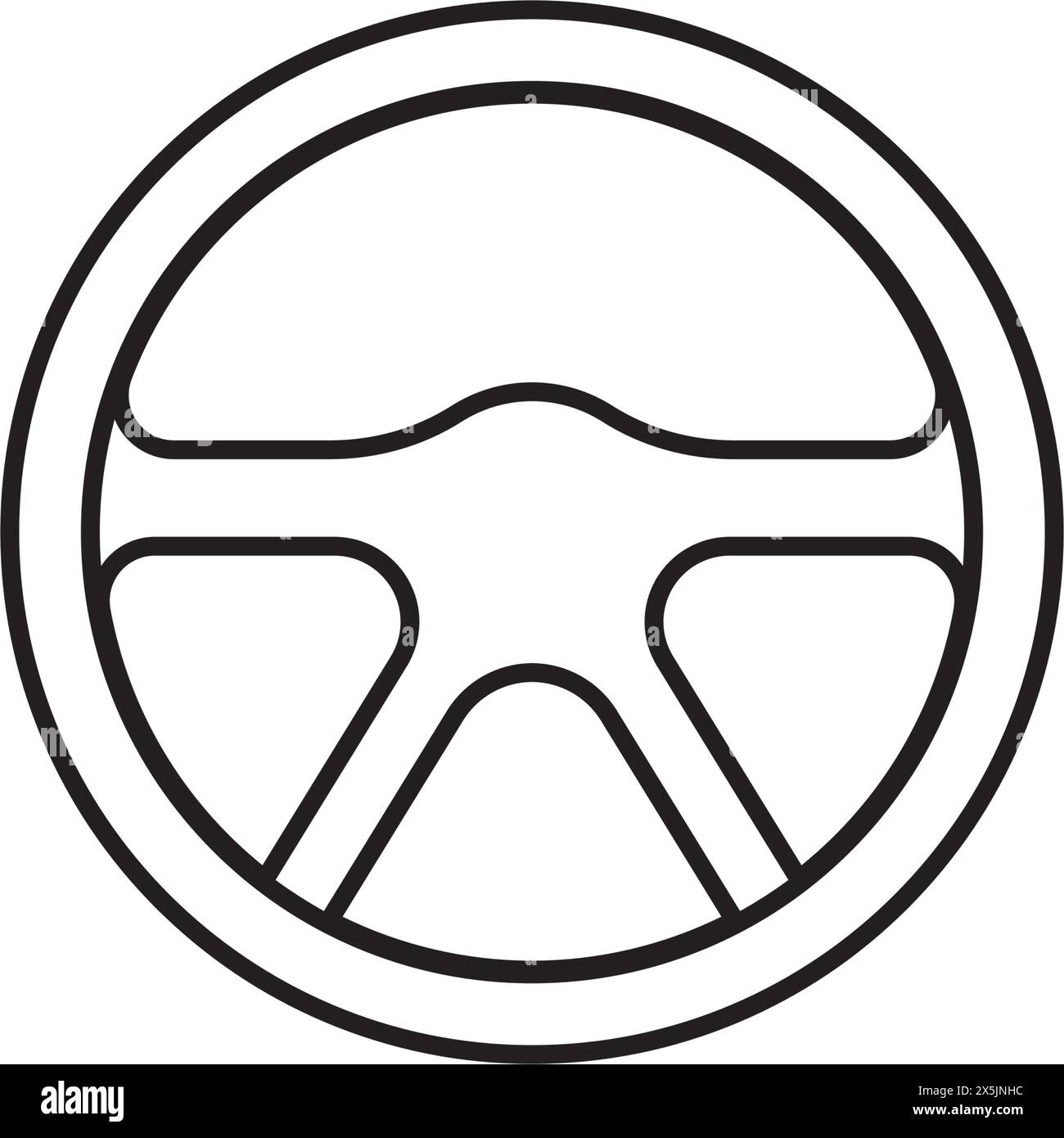 Steering wheel icon vector illustration logo design Stock Vector Image ...