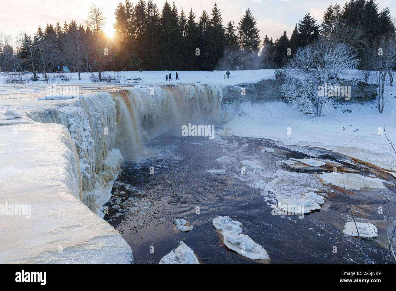 Frozen jagala waterfall hi-res stock photography and images - Alamy