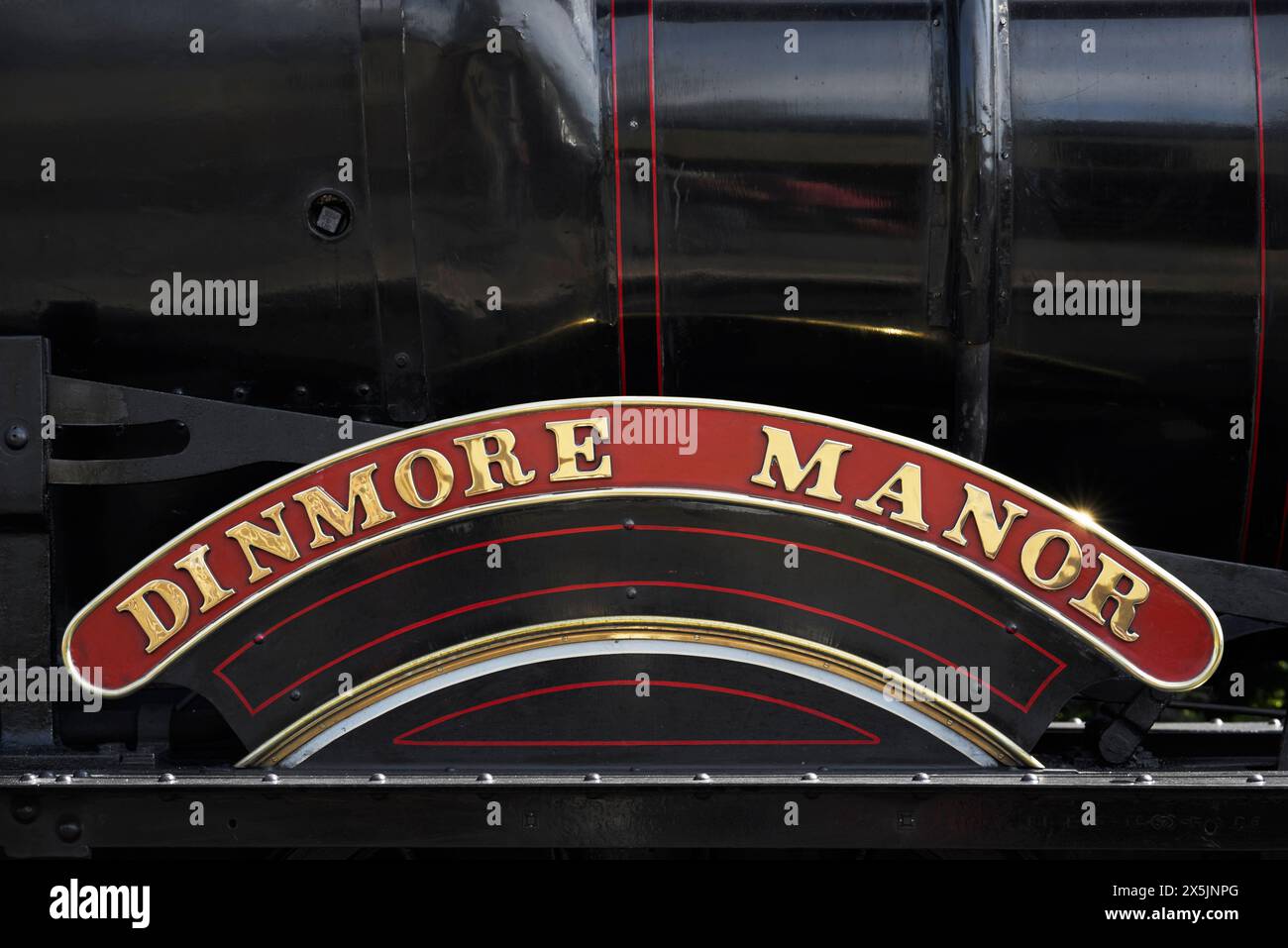 Steam train UK, nameplate, No 7820, Dinmore Manor, GWR train ...