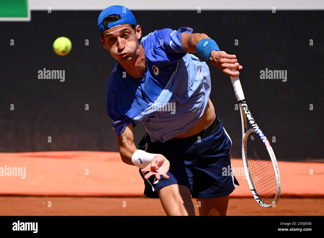 Rome, Italy. 10th May, 2024. Lorenzo Musetti of Italy in action during ...