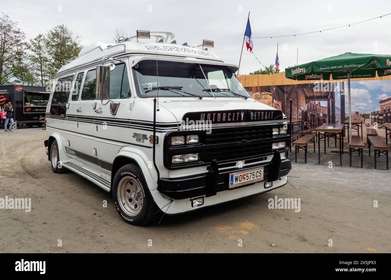 Eging Am See, Germany. 08th May, 2024. Chevrolet Chevy VAN G20, 1975 ...