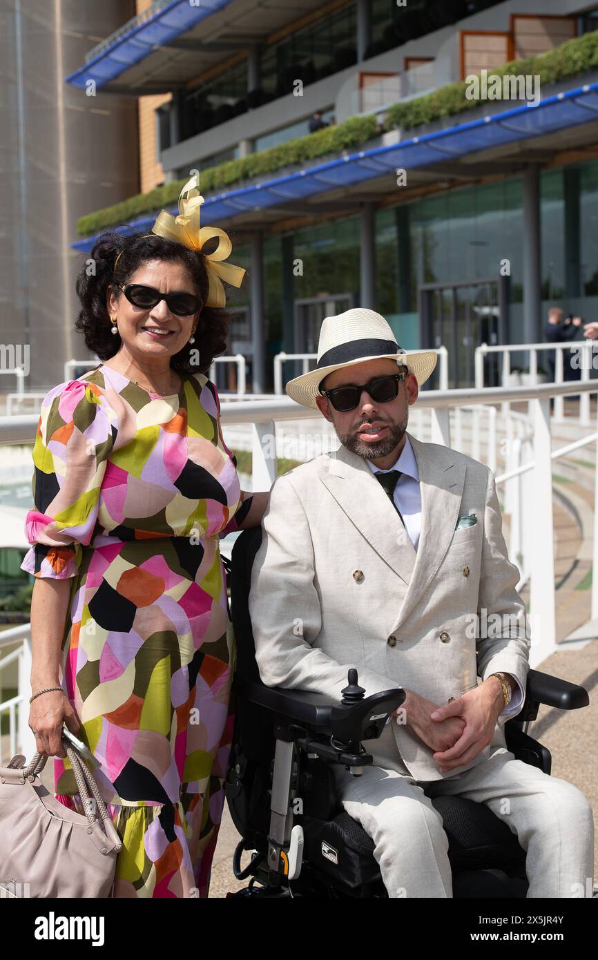 Ascot, UK. 10th May, 2024. It was a beautiful sunny day at Ascot ...