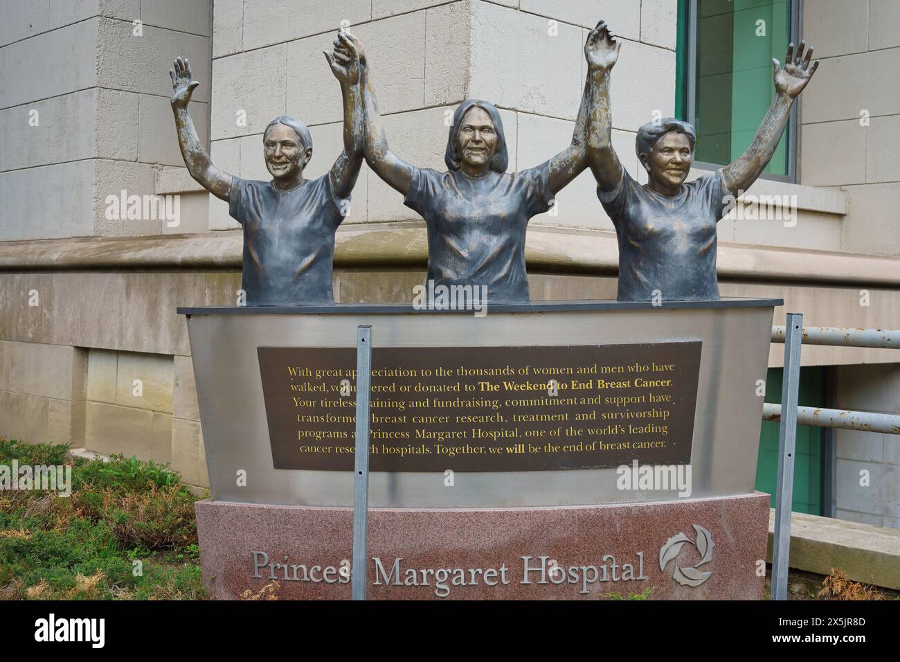 Sculpture Princess Margaret Hospital, Toronto, Canada Stock Photo - Alamy