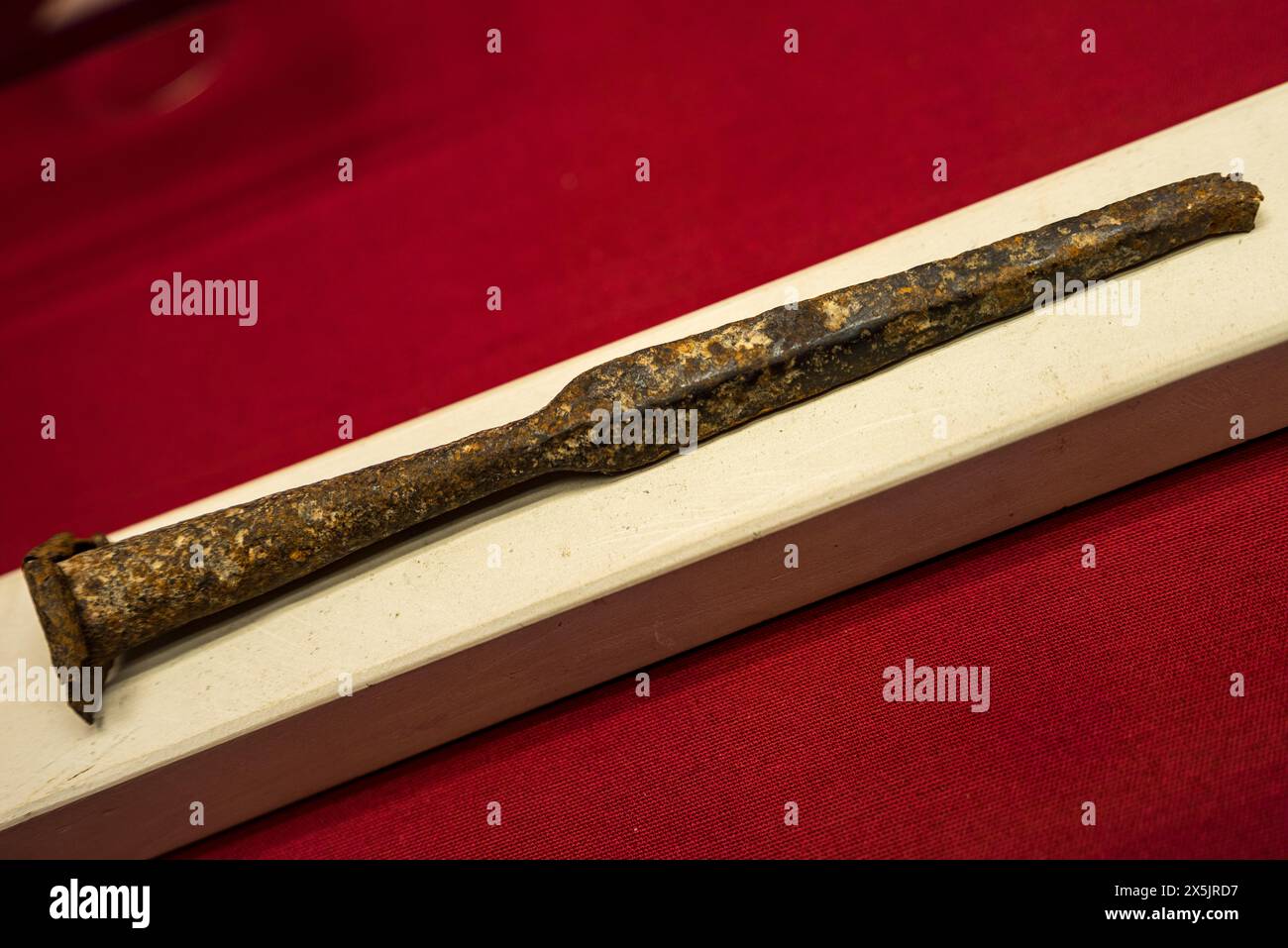 pilum tip, Iberian culture, Archeological Museum. Úbeda, Jaén province ...