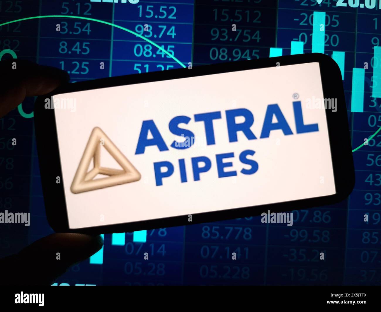 Konskie, Poland - May 05, 2024: Astral Poly Technik company logo ...