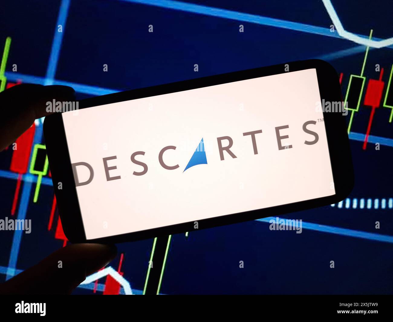 Konskie, Poland - May 05, 2024: Descartes Systems company logo ...