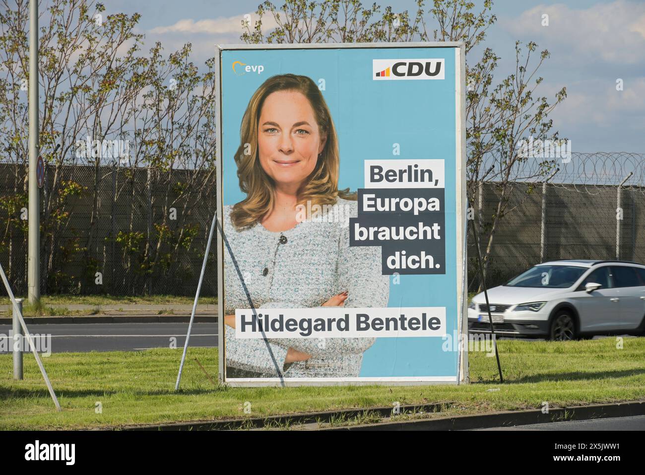CDU Wahlplakat zur Europawahl 2024, Berlin, Deutschland *** CDU ...