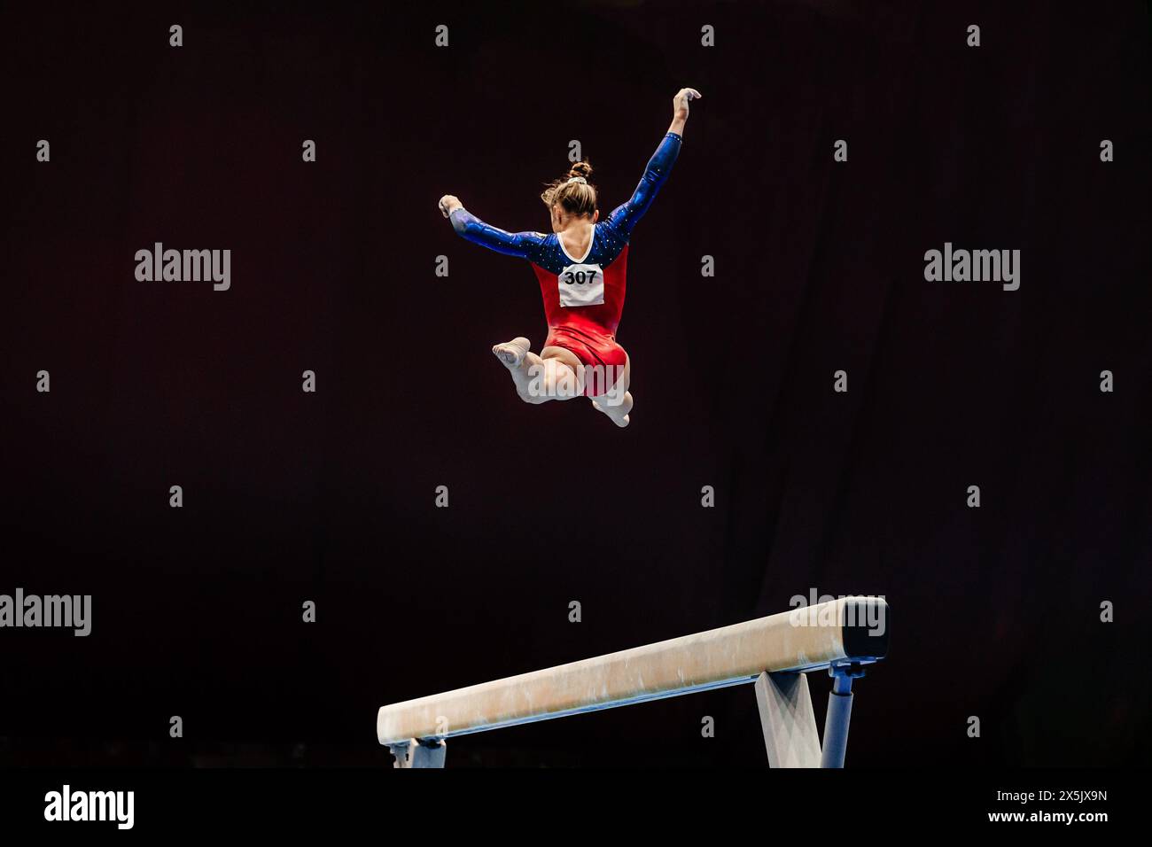 Gymnastics balance beam france hi-res stock photography and images - Alamy