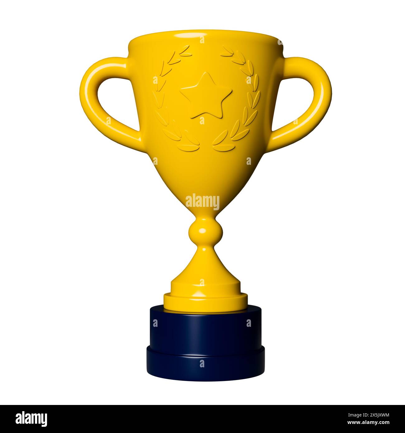 A trophy cup isolated Stock Photo - Alamy