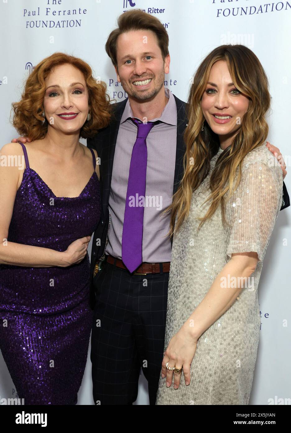 LOS ANGELES, CA - May 9: Amy Yasbeck, Tyler Ritter, Kaley Cuoco at The ...