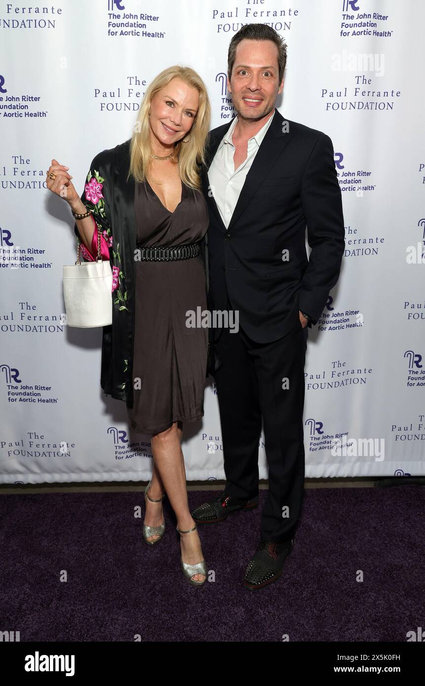 LOS ANGELES, CA - May 9: Katherine Kelly Lang, Dominique Zoida at The John Ritter Foundation for ...
