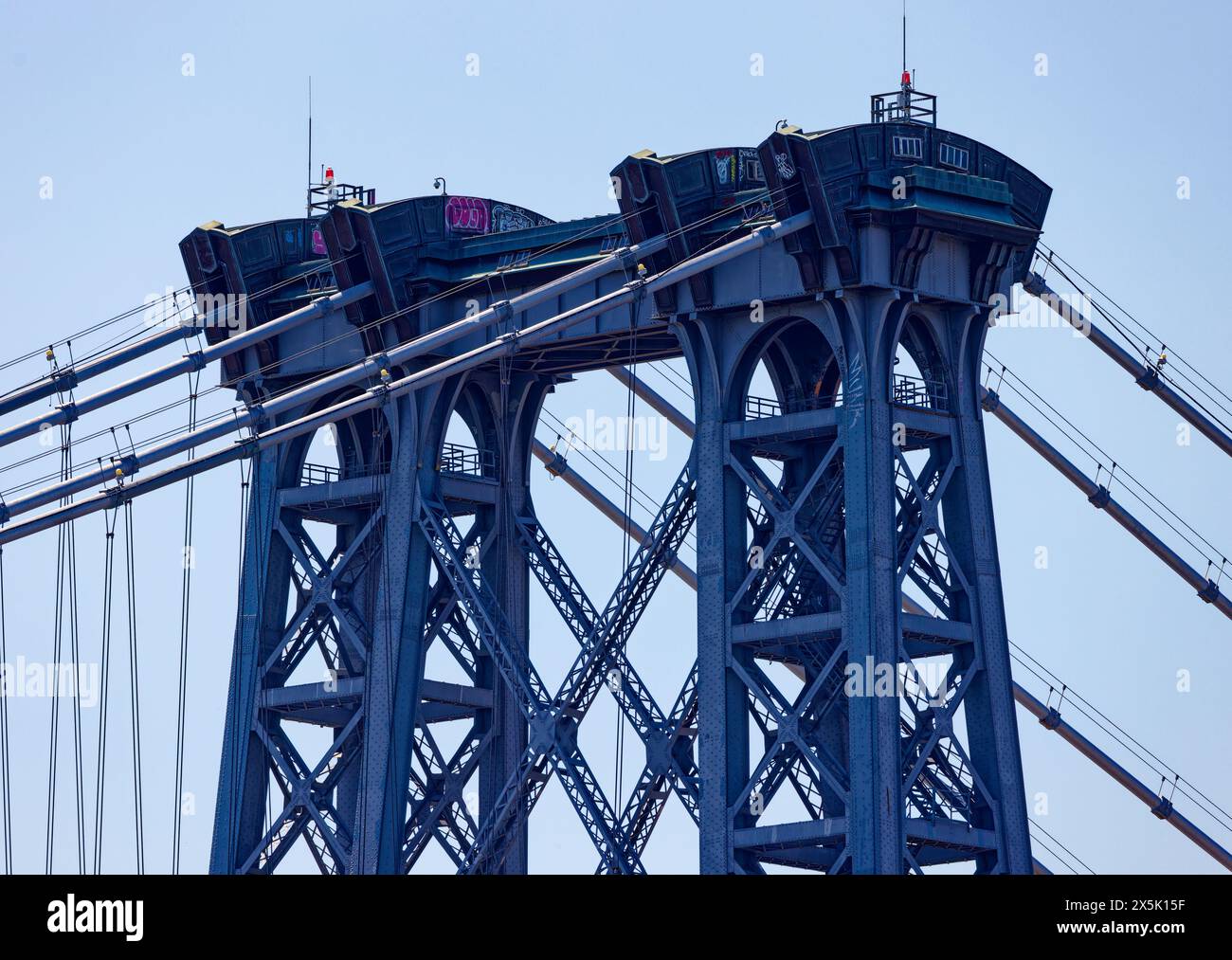 Williamsburg bridge detail hi-res stock photography and images - Alamy