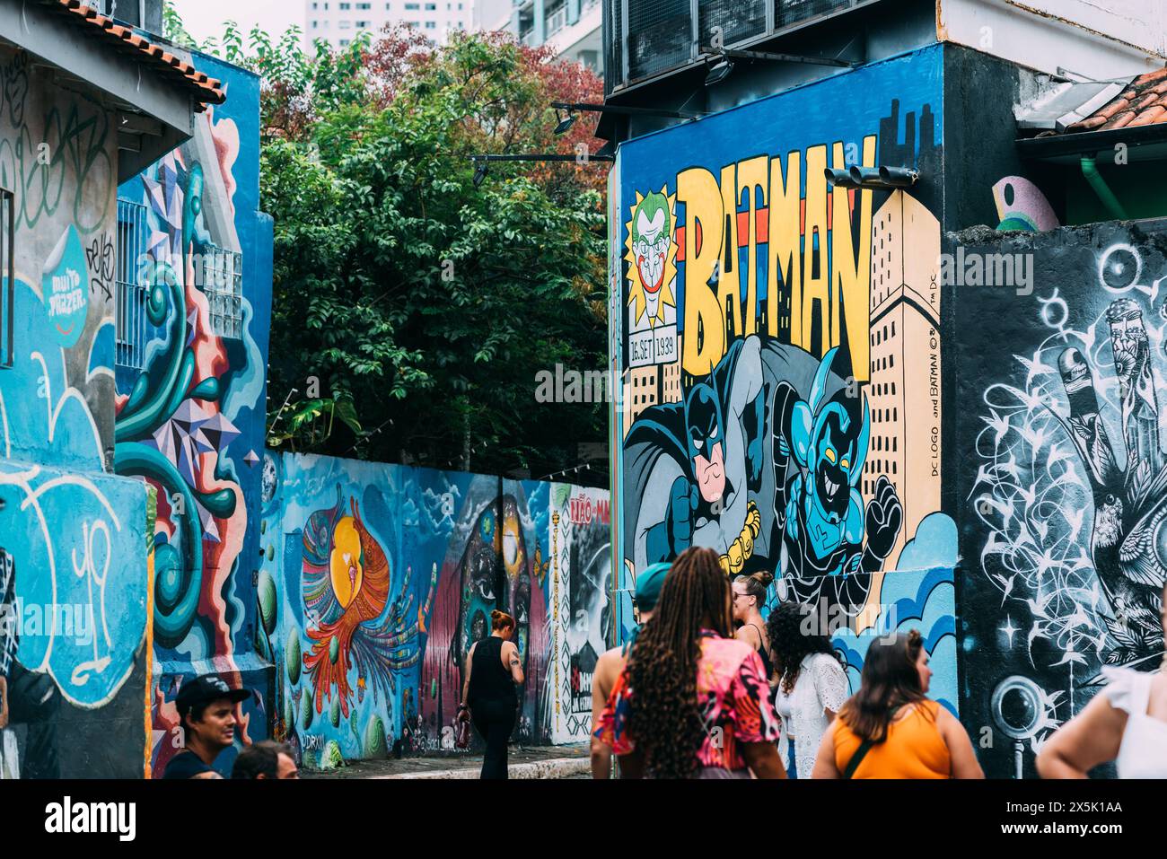 Beco do Batman, the nickname for the area around the Vila Madalena ...