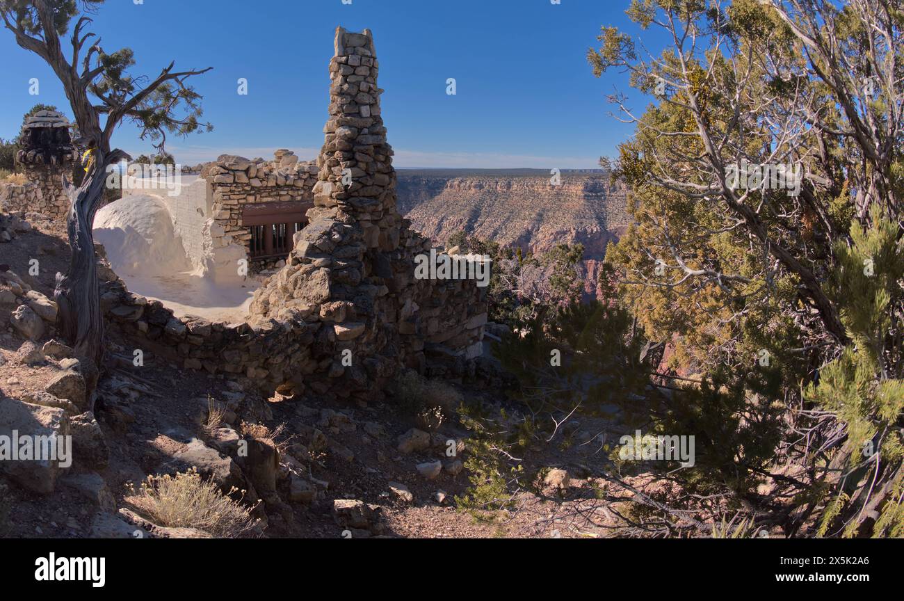 The back of Historic Hermits Rest, built in 1914, owned by the National ...