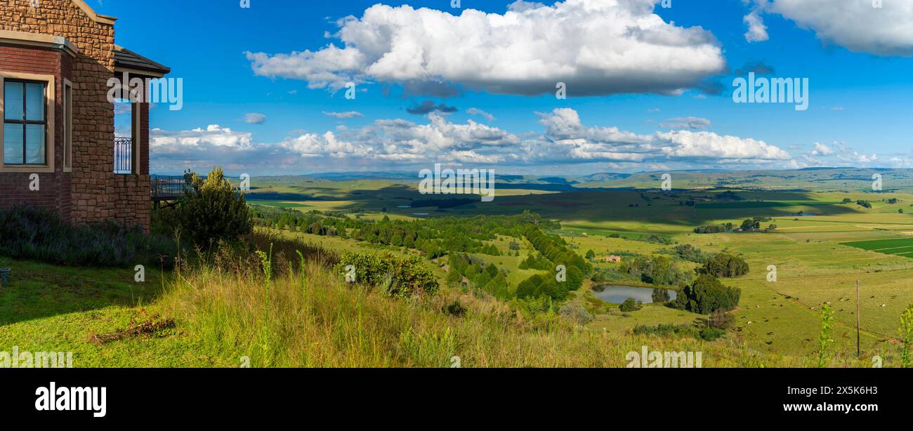 View of landscape from Kloppenheim Country Estate, Machadodorp ...