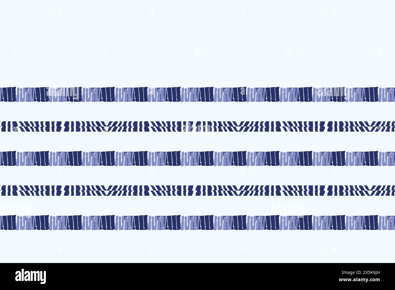 Electric blue and white stripes in a parallel pattern on a white ...